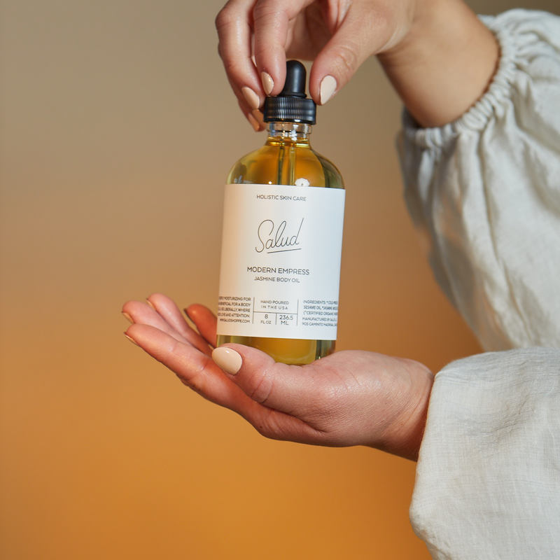 Modern Empress - Organic Body Oil with Jasmine, 8 fl oz. – Salud Shoppe